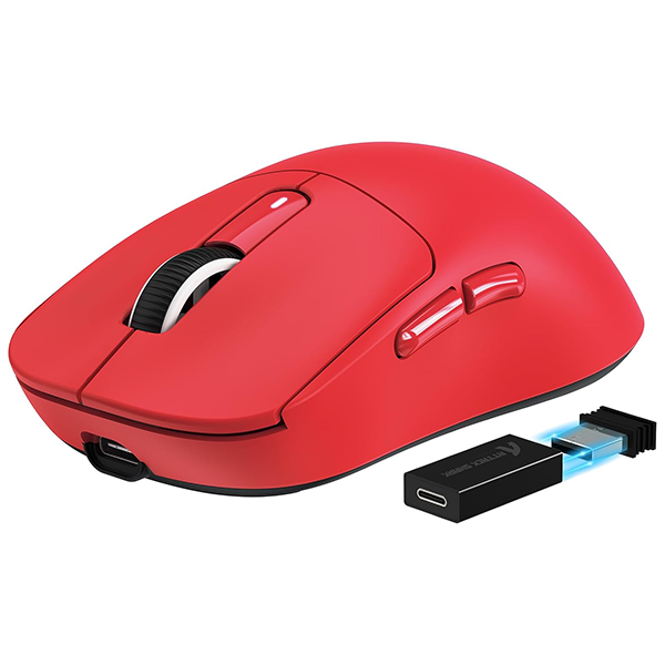 ATTACK SHARK X3 Pro Red | Souris Gamer Maroc - Techspace.ma