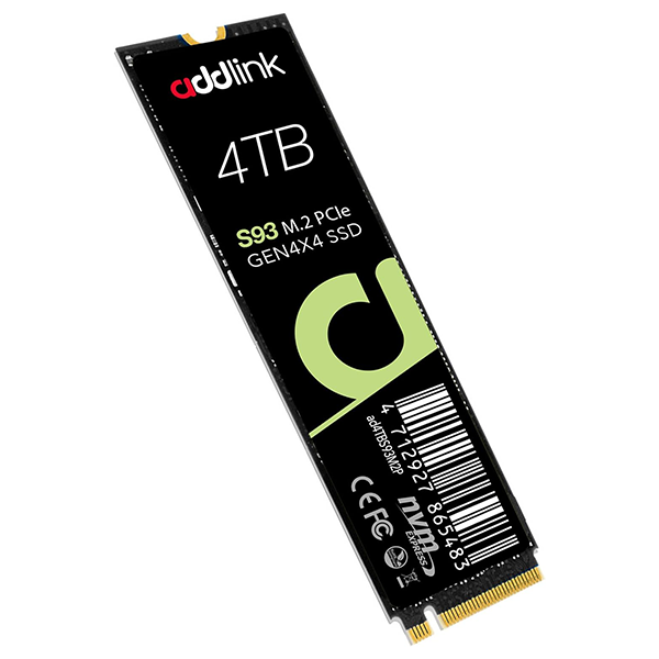 Addlink S93 4TB SSD M.2 PCle GEN4X4 | Disque SSD Prix Maroc - Techspace.ma