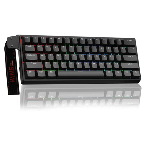 Aula WIN60 HE BLACK (Magnetic Switch) | Clavier Maroc - Techspace.ma